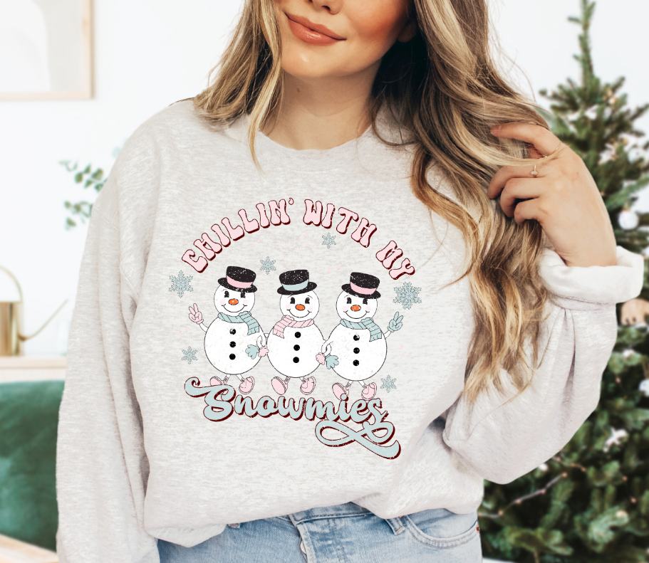 Chillin with my Snowmies Retro | Anything You Can Screen, We Can Screen ...