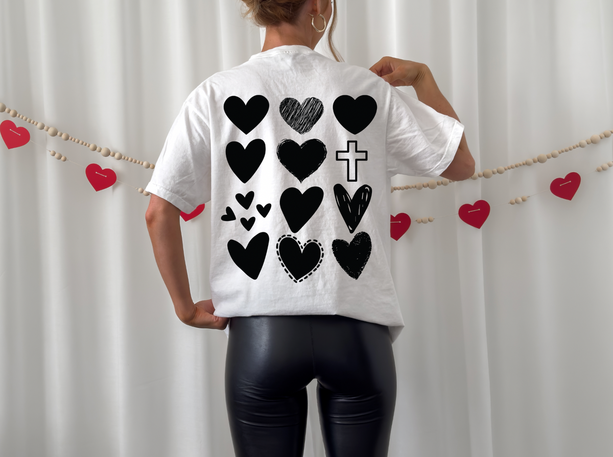 Hearts with Cross | Anything You Can Screen, We Can Screen Better!