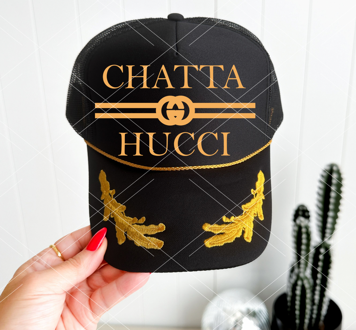 Chatta Hucci Captain Trucker Hat | Anything You Can Screen, We Can ...