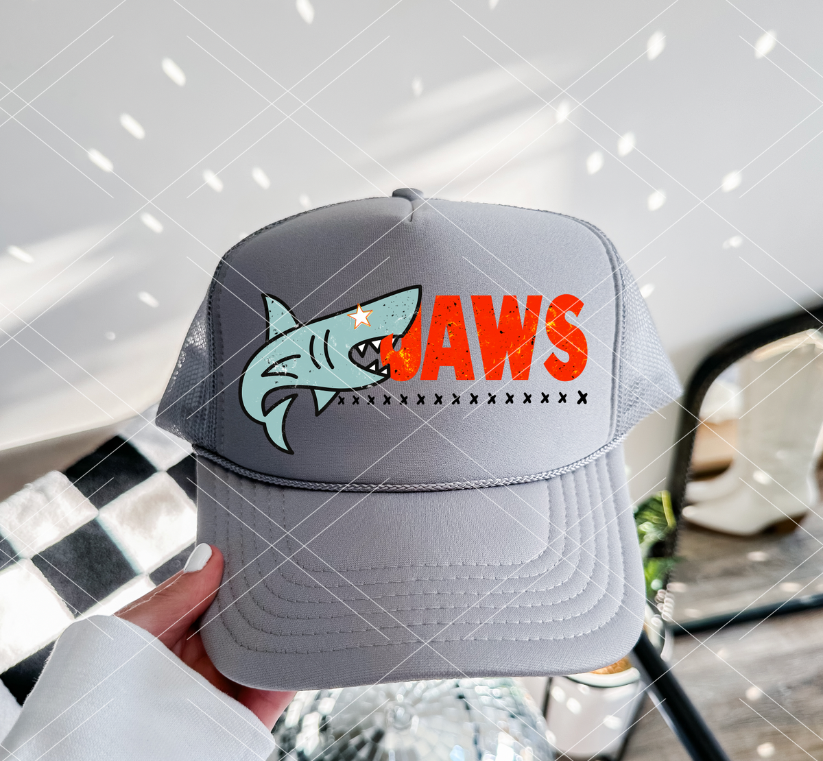 Jaws Trucker HAT PRINT ONLY | Anything You Can Screen, We Can Screen ...