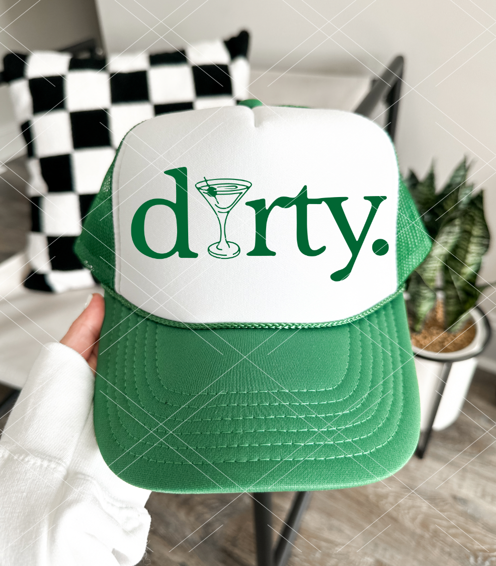Dirty Martini Trucker Hat | Anything You Can Screen, We Can Screen Better!