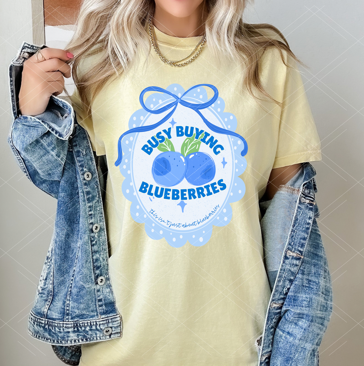 Busy Buying Blueberries- Print Only | Anything You Can Screen, We Can ...
